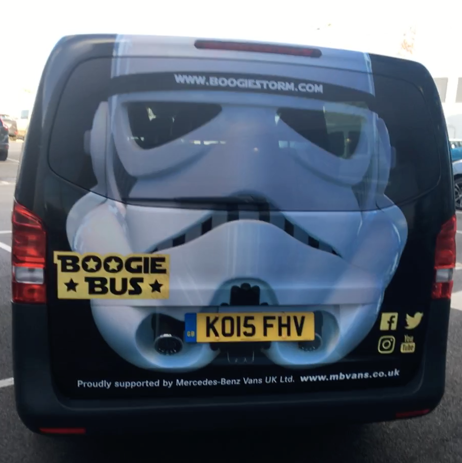 Vehicle Graphics for Boogie Storm’s New Boogie Bus